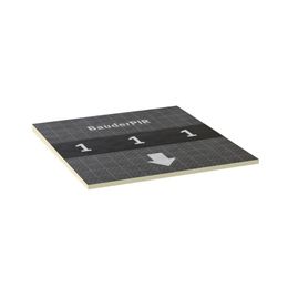 Bauder PIR FA Gef&auml;lled&auml;mmplatten WLS 023 1200x1200 mm Gef&auml;lle 2%, 30/55 mm, 1 Pack