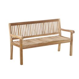 Gartenbank Teak 150 cm 3 Sitzer KINGSBURY