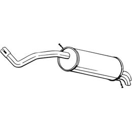 BOSAL Endschalld&auml;mpfer 279537 f&uuml;r VW