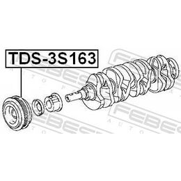 FEBEST Riemenscheibe, Kurbelwelle tds3s163 f&uuml;r TOYOTA