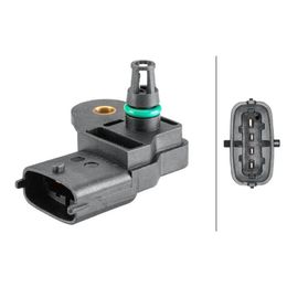 Hella Sensor, Ladedruck 6pp358152331 f&uuml;r MWM Ford GM HONDA