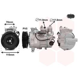 Van Wezel Kompressor, Klimaanlage 3001k726 f&uuml;r Mercedes