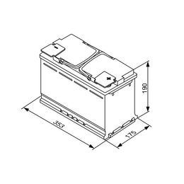 Bosch Starterbatterie 0092s5a130 12V 68Ah 850A f&uuml;r VW CHEVROLET DAF Opel Ford Volvo ALFA ROMEO Vaughall Fiat Mercedes Bentley SEAT ROLLS-ROYCE B
