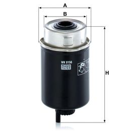 MANN-FILTER Kraftstofffilter wk8156 88mm