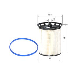 Bosch Kraftstofffilter f026402221 Filtereinsatz 122,2mm f&uuml;r Porsche Bentley VW