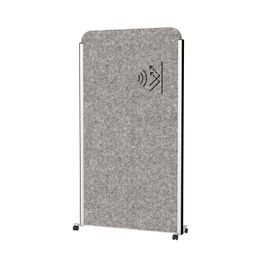 Maul Stellwandsystem Maulcocoon Akustik 100x180 dunkelgr Mobil