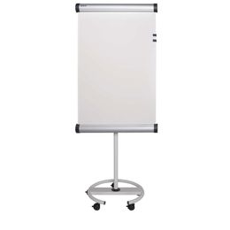 Maul Flipchart Maulsolid flip2use Rundfu&szlig; Rollen 63 x 71 x 196 cm grau