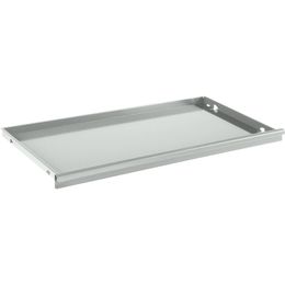 Auszugboden f&uuml;r ESD-Fl&uuml;gelt&uuml;rschrank, HxBxT 53 x 867 x 459 mm, Traglast 50 kg, lichtgrau RAL 7035 kaiserkraft