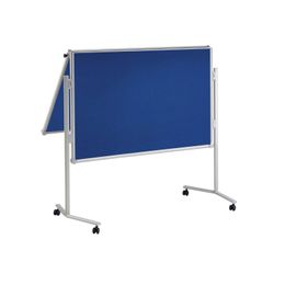 Maul Moderationstafel Maulpro Standfu&szlig; Rollen 61 x 130.5 x 195 cm blau