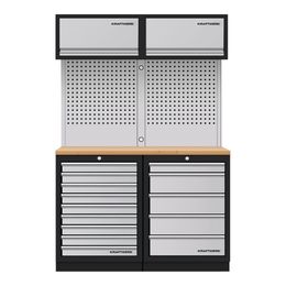 Kraftwerk Mobilio 2er Kombi, 5 & 9 Schubladen, Oberschrank, 3964K-95K2)