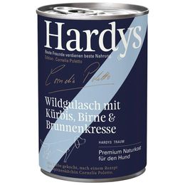 Hardys Edition C. Poletto Wildgulasch Hunde-Nassfutter getreidefrei 6x400g