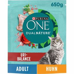 Purina One Dual Nature Huhn mit Cranberry Katzen-Trockenfutter zur Unterst&uuml;tzung des Harntrakts 650g