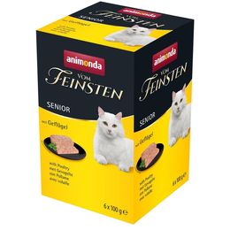 animonda vom Feinsten Senior mit Gefl&uuml;gel Katzen-Nassfutter ohne Farbstoffe 6x100g