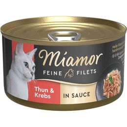 Miamor Feine Filets Thun und Krebs in Sauce 24x85 g