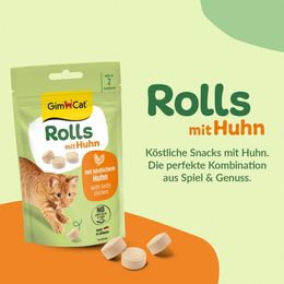 GimCat Rolls Huhn 8x40g