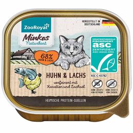 ZooRoyal Minkas Huhn und ASC Lachs mit Karotten 100 g