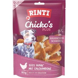 Rinti Extra Chicko Plus H&auml;hnchenschenkel mit Calcium Hundesnacks ohne Soja 80g