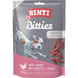 Rinti Extra Bitties mit Karotten und Spinat Hundesnacks getreidefrei 100g