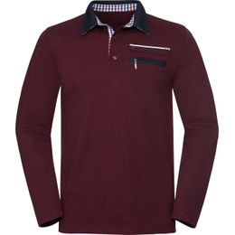 Catamaran Herren Langarm-Shirt bordeaux, Gr&ouml;&szlig;e 52/54