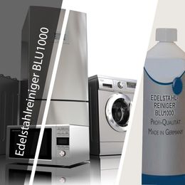 Edelstahlreiniger BLU1000 - zur professionellen Reinigung und Aufbereitung von Edelstahloberfl&auml;chen
