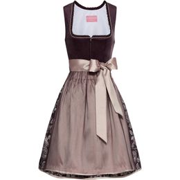 Kr&uuml;ger Dirndl Kr&uuml;ger Madl Midi Dirndl Joelina Bordeaux (Gr&ouml;&szlig;e: 44)
