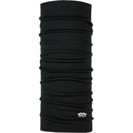 P.A.C. Merino Wool Multifunktionstuch - Gr&ouml;&szlig;e Einheitsgr&ouml;&szlig;e - schwarz