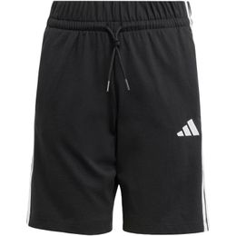 Adidas 3S Sweatshorts Kinder - Gr&ouml;&szlig;e 128 - schwarz