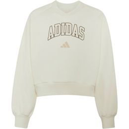 Adidas Sweatshirt M&auml;dchen - Gr&ouml;&szlig;e 164 - beige