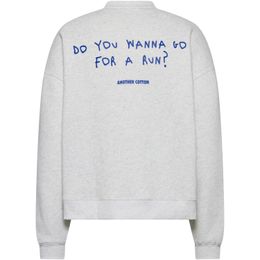 Another Cotton Lab Wanna Go Washed Sweatshirt - Gr&ouml;&szlig;e XL - grau