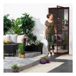 Hecht Insektenschutz-T&uuml;rbausatz "MASTER SLIM+" 100x210 cm in Braun