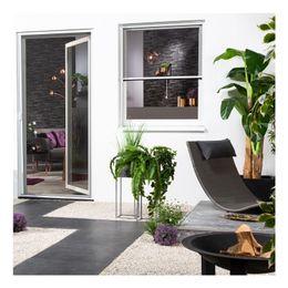 Hecht Alu-Fensterrollo Bausatz "SMART" 160x160 cm in Wei&szlig;