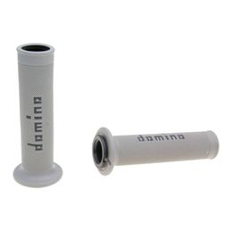 Griffe Satz Domino A010 On-Road grau / schwarz mit offenen Enden