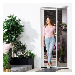 Hecht Insektenschutz-Alu-Plisseet&uuml;r "PROFESSIONAL" 125x220 cm in Wei&szlig;
