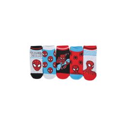 Troy Kinder Sneaker Socken 5er Pack, Spiderman Boys Size 27/30