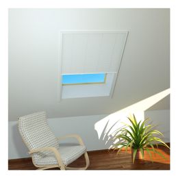 Hecht Sonnenschutz-Dachfenster-Plissee 110x160 cm in Wei&szlig;