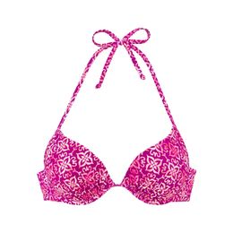Vivance By Lascana Bikinitop Damen Gr&ouml;&szlig;e 65 ros&eacute; / dunkelpink