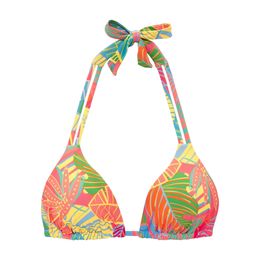 s.Oliver Bikinitop Damen Gr&ouml;&szlig;e 75 hellgelb / oliv / orange / koralle