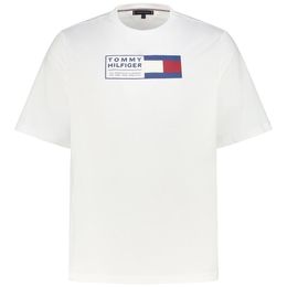 Herren Gro&szlig;e Gr&ouml;&szlig;en | Tommy Hilfiger T-Shirt mit Label-Print Farbe pink Gr&ouml;&szlig;e: 4XL