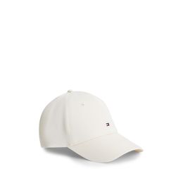 Baseball Cap Tommy Hilfiger "TH FLAG COTTON 6 PANEL CAP", Herren, ivory petal, Web, Baumwolle, Caps, Klemmverschluss, Logopr&auml;gung UNISEX