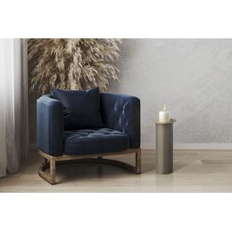 Kerzenhalter Kayoom "Bodenkerzenst&auml;nder Art Deco 185", grau (taupe), B:25cm H:60cm T:25cm &Oslash;:25cm, Metall, Kerzenhalter, Kerzenhalter