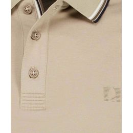 Poloshirt Ragman, Herren, Gr. XL, beige (hell, beige, 209), Piqu&eacute;, 52% Baumwolle 45% Polyester 3% Elasthan, regular fit, ohne Ausschnitt, Shirts