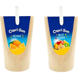 Kaufladensortiment Tanner "Capri-Sun", beige (natur, blau), Kaufladensortimente, Kinder, Holz, aus Holz, FSC - sch&uuml;tzt Wald