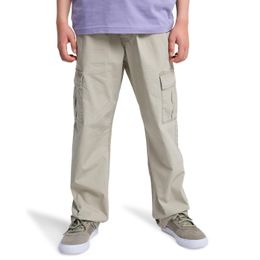 Cargohose Quiksilver "Taxer", M&auml;dchen, Gr. 8, seneca rock, Obermaterial: 98% Baumwolle, 2% Elasthan;, Hosen Cargohose