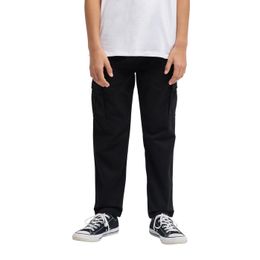 Schlupfhose Billabong "Larry Cargo", M&auml;dchen, Gr. 10(140-148cm), schwarz, Obermaterial: 60% Baumwolle, 40% Polyester;, Hosen Schlupfhose