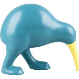 Dekofigur Mirrors and More "KIBBLE", blau, B:8,5cm H:16cm, Keramik, Dekofiguren, Dekofigur in Vogelform