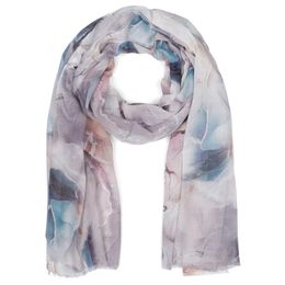 Schal styleBREAKER "Schal mit Marmor Muster", Damen, grau, Obermaterial: 100% Viskose CV., Modisch, Modet&uuml;cher Schal