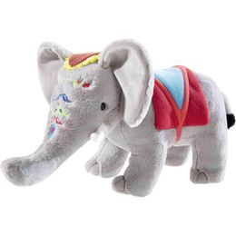 Kuscheltier Heunec "Kuschelkarawane, Elefant El-Fanti 35 cm", grau, Pl&uuml;schfiguren, KinderL:35cm, Polyester, Kuscheltier, L:35cm