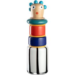 Dekovase Leonardo "Objektvase BUONI AMICI", bunt (mehrfarbig), B:10,6cm H:35cm T:10,6cm, Glas, Keramik, Vasen