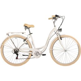 Cityrad Dacapo "Balloon Damenrad 28'' wei&szlig; 6 G&auml;nge 48 cm" Gr. 48, wei&szlig; (wei&szlig;, wei&szlig;), Fahrr&auml;der, Damen, 48cm, 28 Zoll (71,12cm) hinten: 28 Zoll (71,12cm)