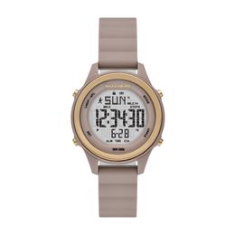 Chronograph Skechers "FAIRHAVEN", grau, Armbanduhren, Damen, Chronograph, Quarzuhr, Armbanduhr, Damenuhr, Silikonarmband, digital, Tag